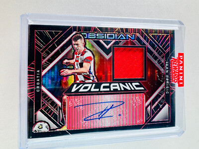 2021-22 Obsidian Volcanic Electric Red Pulsar Ivan Perisic Auto /44 ...