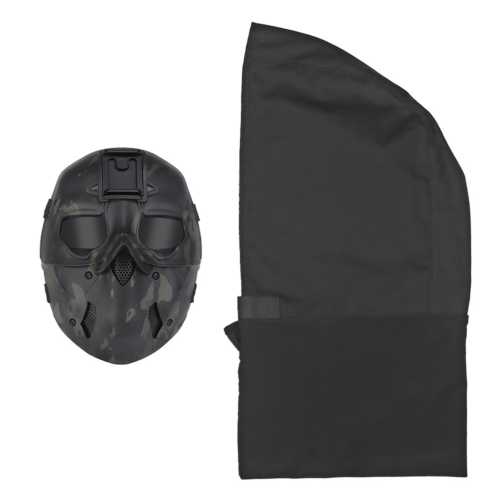 Full Face Tactical Breathable W/ Headgear Mask Protect Airsoft ...