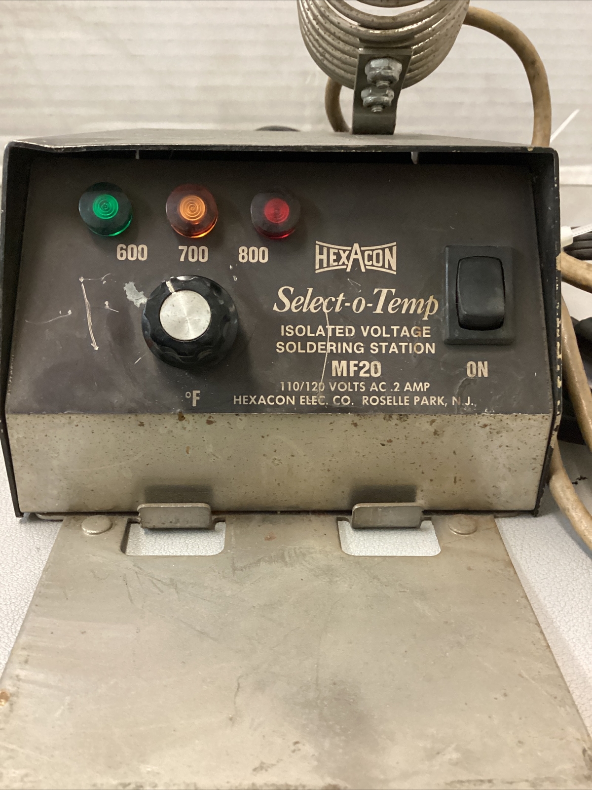 Hexacon MF-20 Select-O-Temp Soldering Station Up To 800F (b381) | eBay