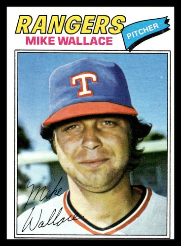 1977 Topps 539 Mike Wallace Texas Rangers Baseball Card | eBay