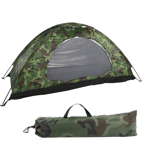 Camouflage Tent UV-anti Tent Waterproof One Person Tent for Camping ...