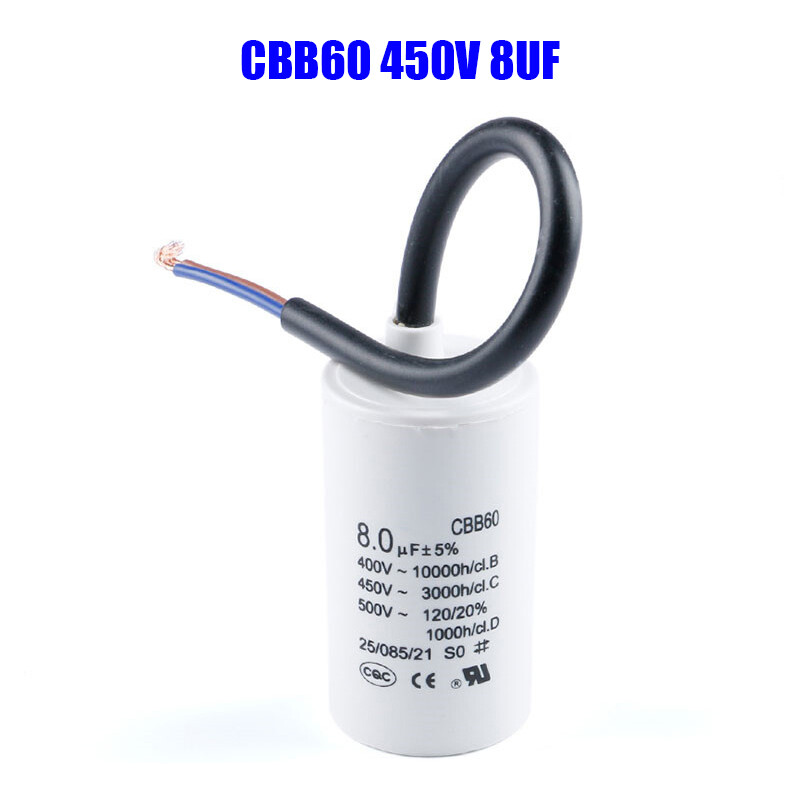 CBB60 450V 2-80UF Motor Run Capacitors Starting Capacitor 5% for ...