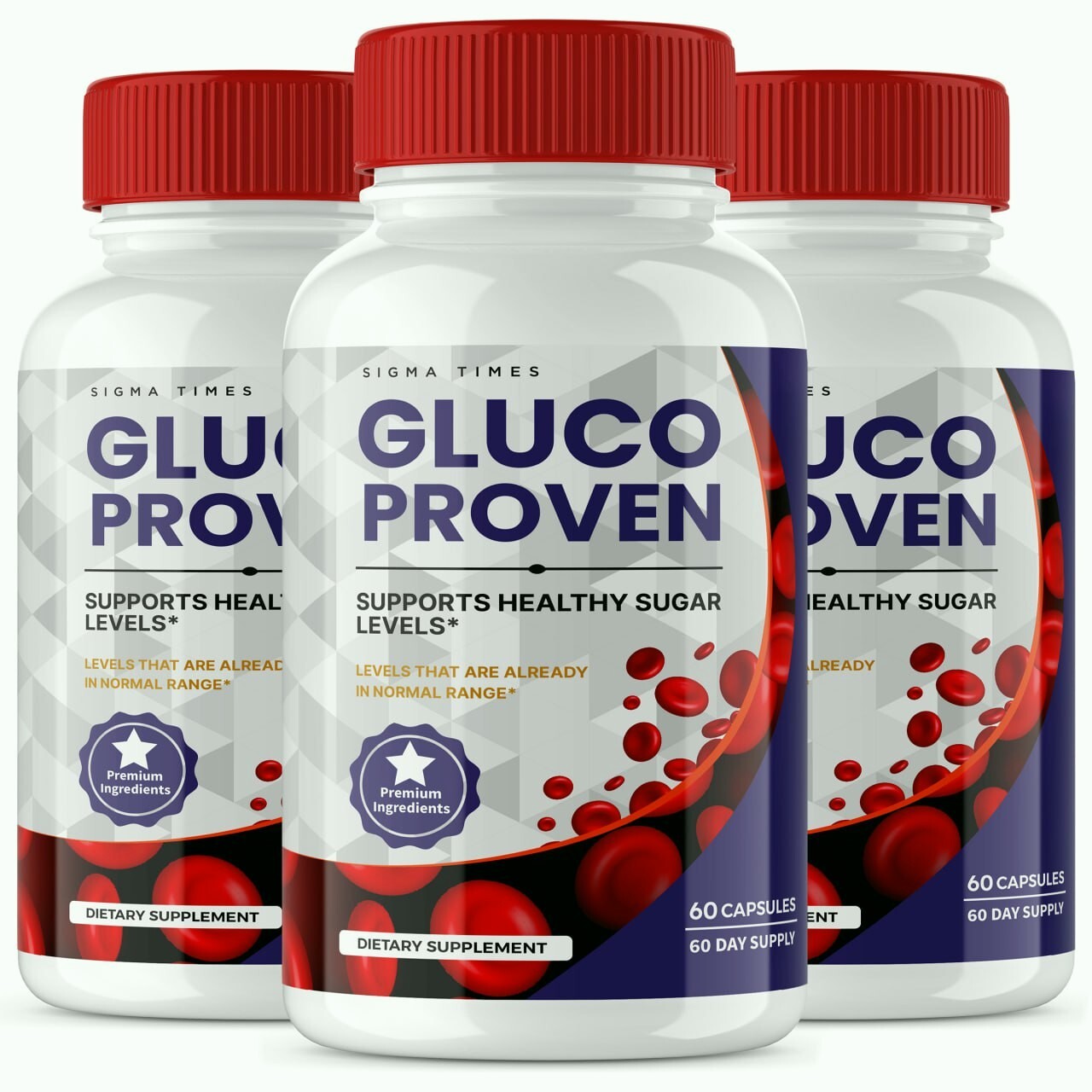 (3 Pack) Gluco Proven Capsules - Gluco Proven Advanced Formula ...