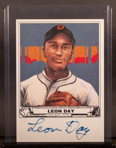 Leon Day 1993 Hieronimus & Co Negro League Auto Autograph | eBay