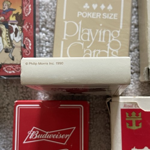 Vintage Assorted Playing Card Decks BUCKS Budweiser Teamsters Royal ...