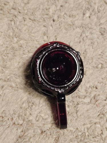 Vintage Avon Cape Cod Gothic Vampire Ruby Red Creamer NEW IN BOX NO ...