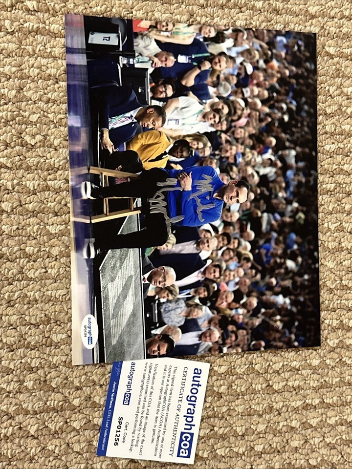RARE COACH K SIGNED 8X10 PHOTO DUKE BASKETBALL MIKE KRZYZEWSKI ACOA ...