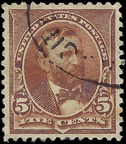 c1894 5c Grant - Sc# 223 - Used with Excellent Centering! | eBay