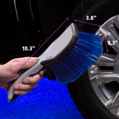 VIKING Wheel Brush for Rims, Cleaning Brush for Tires, Tire Brush for ...
