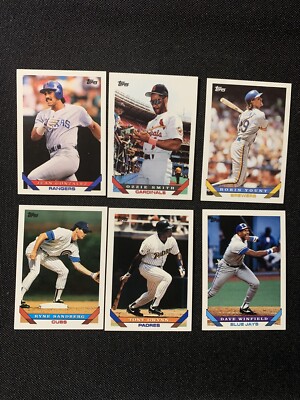 1993 Topps Baseball Cards Complete Your Set (1-200) | eBay