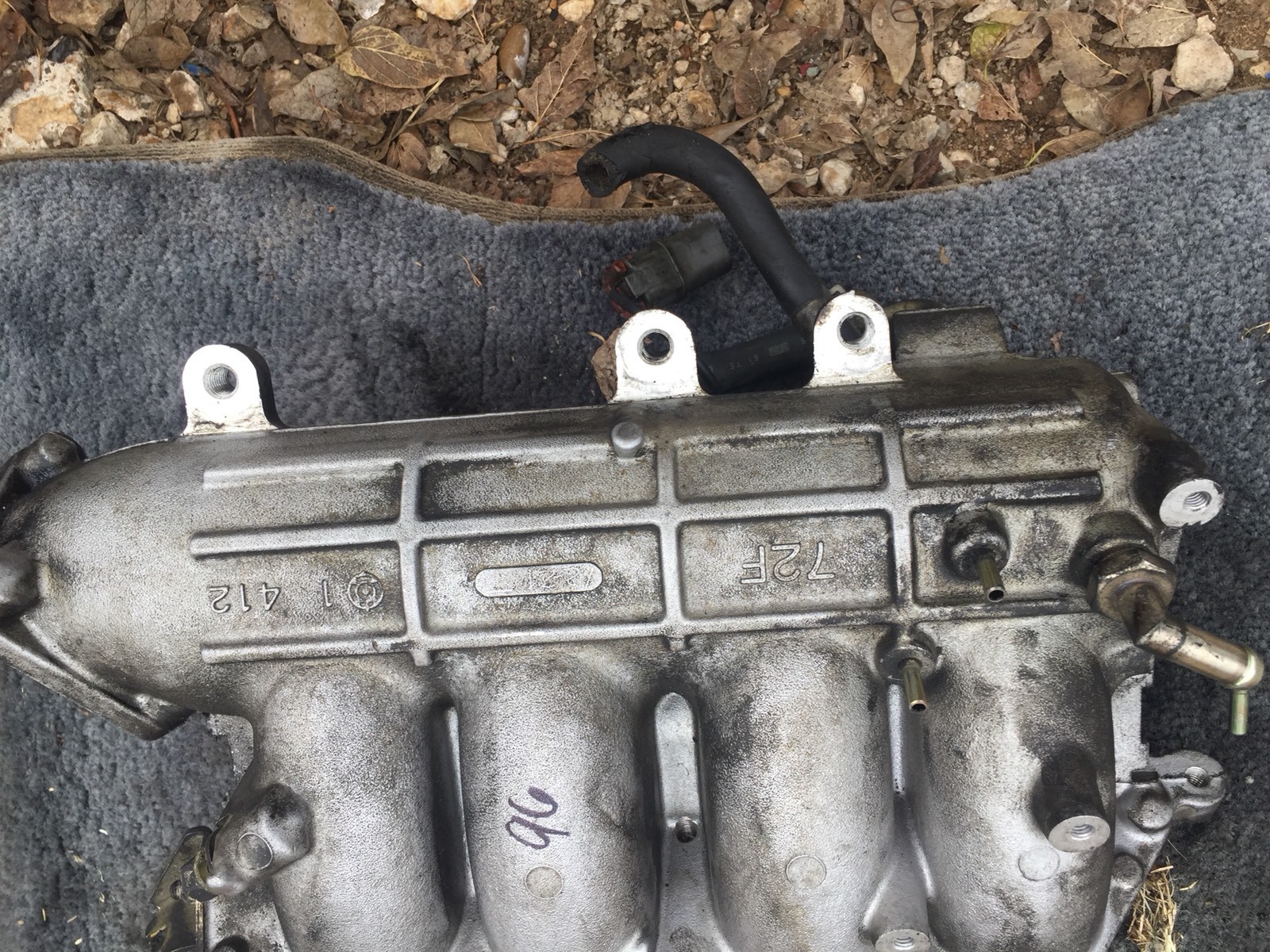 95-98 NIssan 240sx SE S14 Lower Intake Manifold KA24DE #2 | eBay