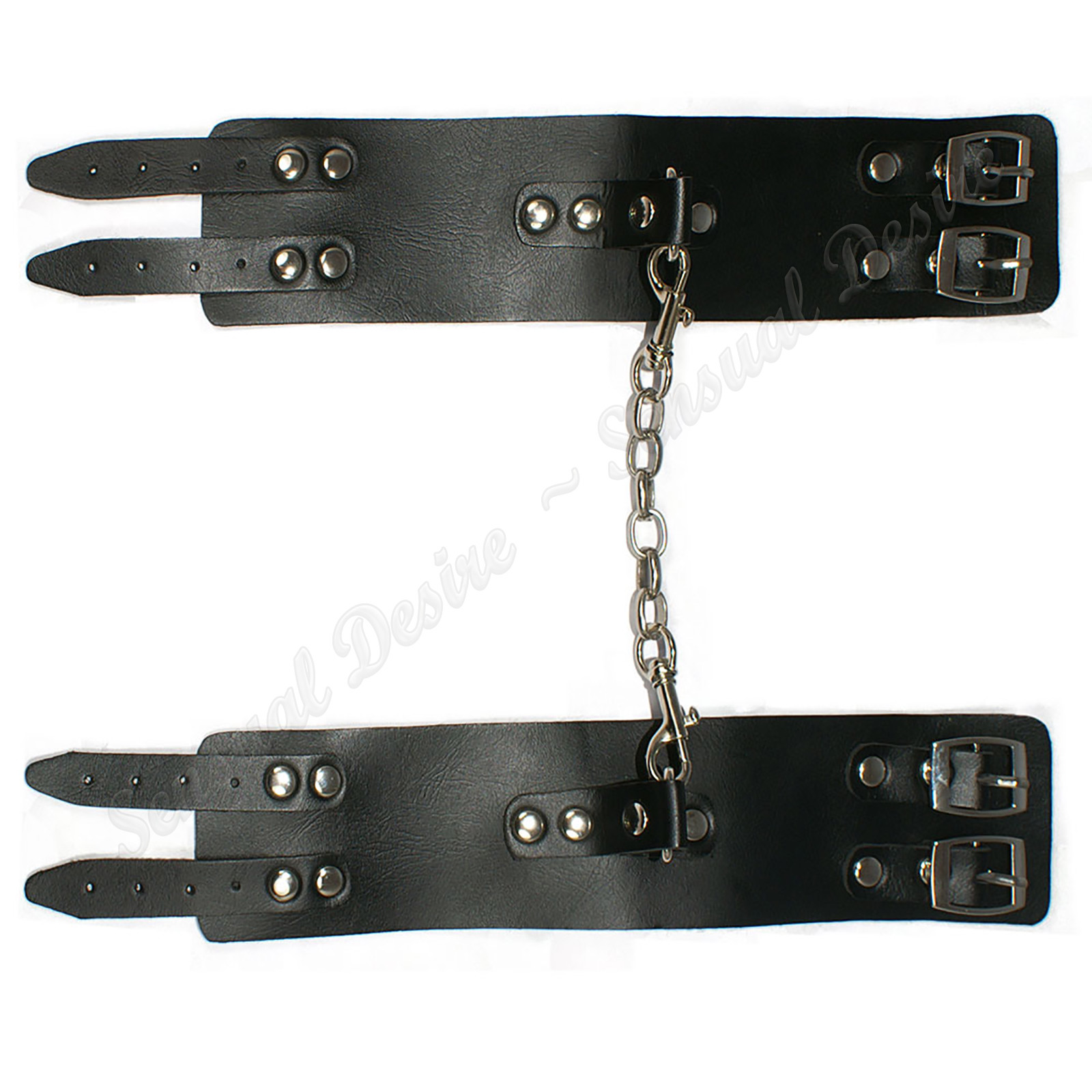 Double Strap Wrist Cuff Sensual Desire Bondage Restraint | eBay
