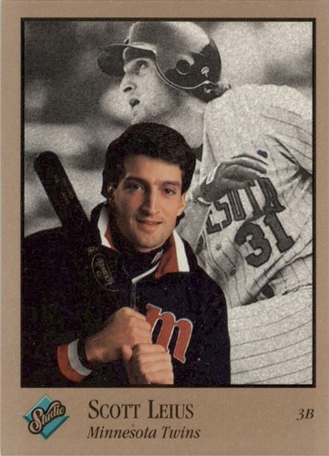 1992 Studio Scott Leius Minnesota Twins #206 Baseball Card | eBay