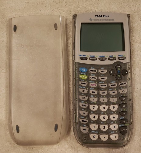 TI-84 Plus Clear Translucent Texas Instruments Handheld Graphing ...