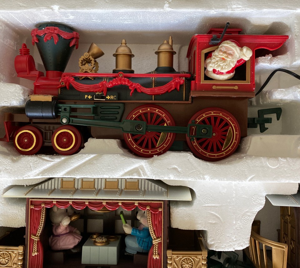 Vtg 90’s Toy State Holiday Christmas Magic Express Train Set QVC RARE ...