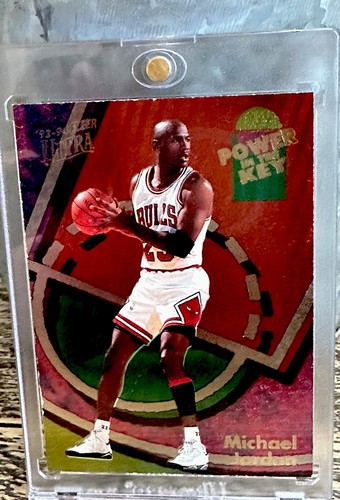 1993-94 Fleer Ultra Michael Jordan POWER IN THE KEY Chicago Bulls | eBay