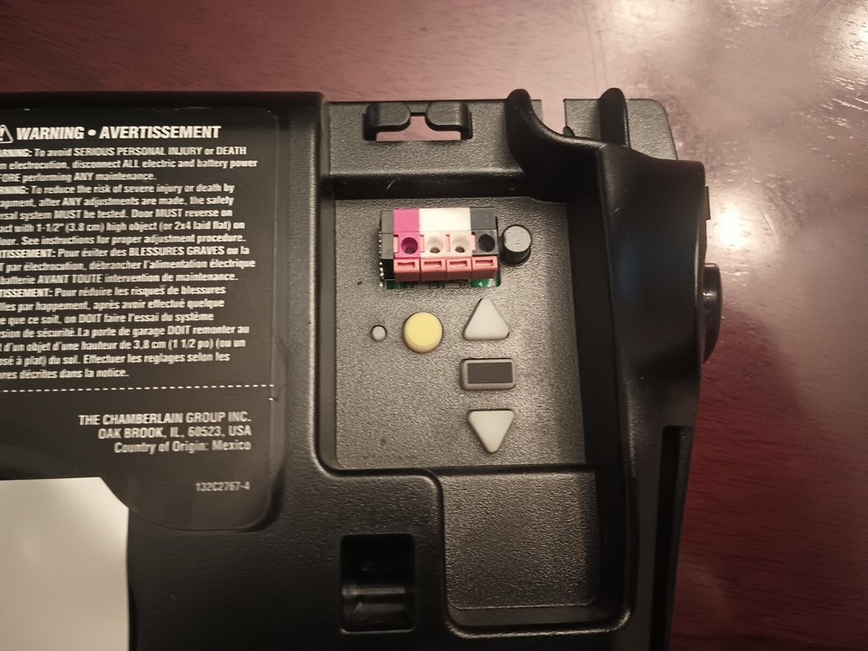 Liftmaster 050ACTWF Garage Door Receiver Logic Board Yellow Learn ...