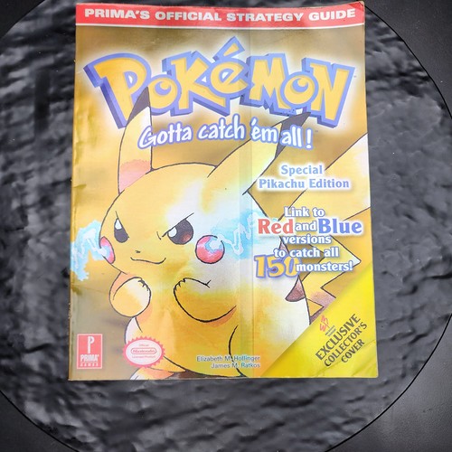 Pokemon Yellow: Prima's Official Strategy Guide EB Exclusive 📘 | eBay