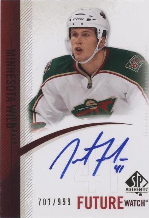 2010-11 SP Authentic - Future Watch Justin Falk #273 /999 (AU, RC) for ...