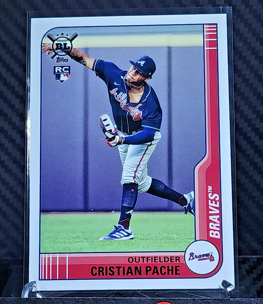 Christian Pache 2021 Topps Big League ROOKIE #138 - Braves RC | eBay