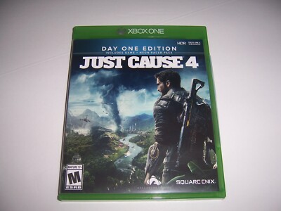 Original Box Case Replacement Microsoft Xbox One XB1 Just Cause 4 Four ...