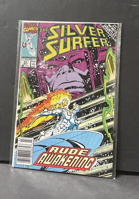 Marvel Comics The Silver Surfer #51 An Infinity Gauntlet Crossover | eBay