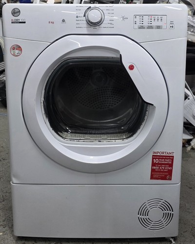 Hoover 8kg condenser tumble dryer. Energy B. Sensor Drying. VGC. Nelson ...