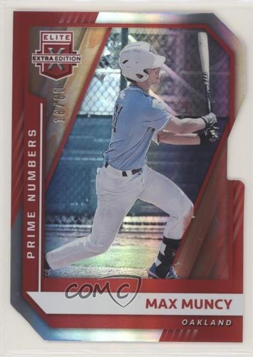 2021 Panini Elite Extra Edition Prime Numbers A Die-Cut /80 Max Muncy ...