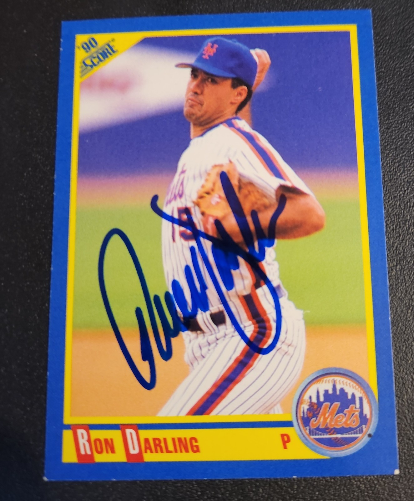Ron Darling Autograph Signed 1990 Score New York Mets | eBay