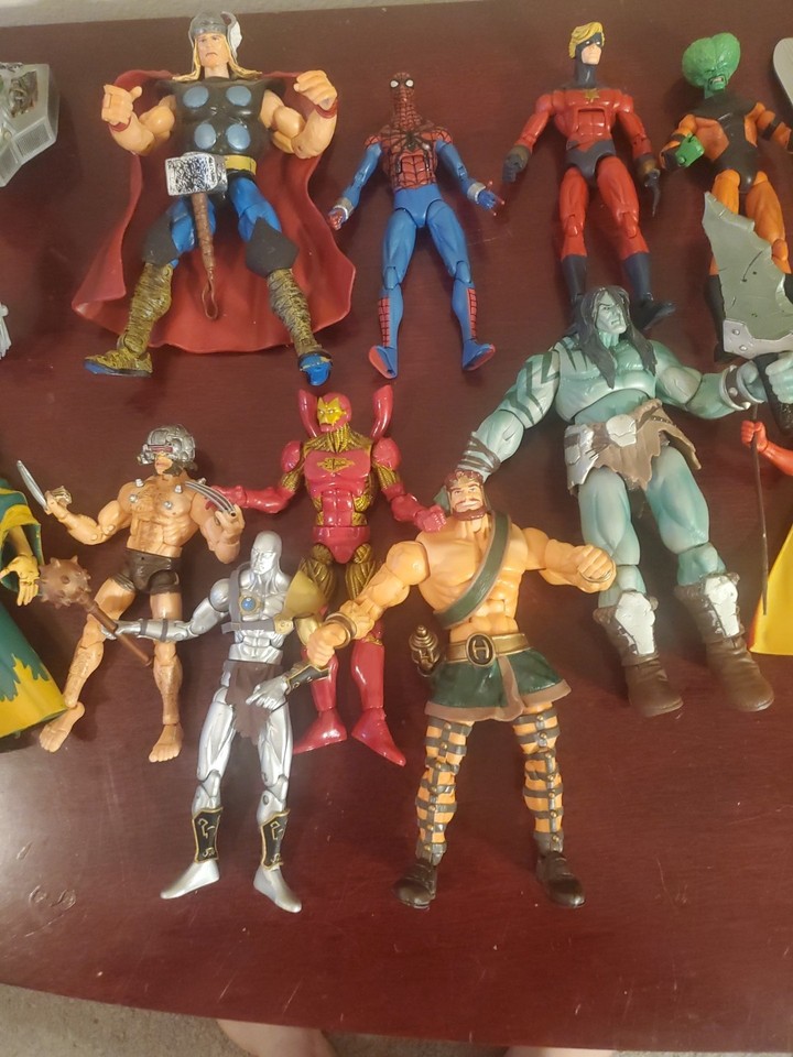 Marvel Legends Toybiz Lot Weapon X Silver Savage 14 Figures + BAF ...