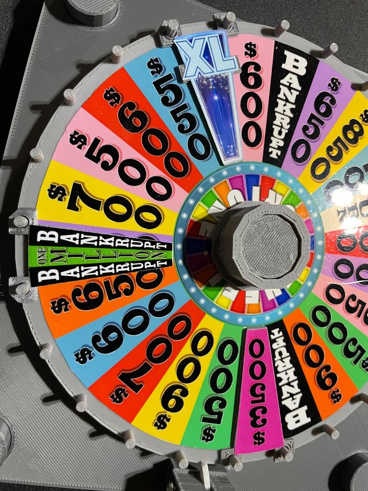 Optional DELUXE 3 ARROW Base Wheel of Fortune Spinner Bonus Round ...