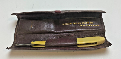 Vintage Durham Duplex Straight Razor With Original Case | eBay
