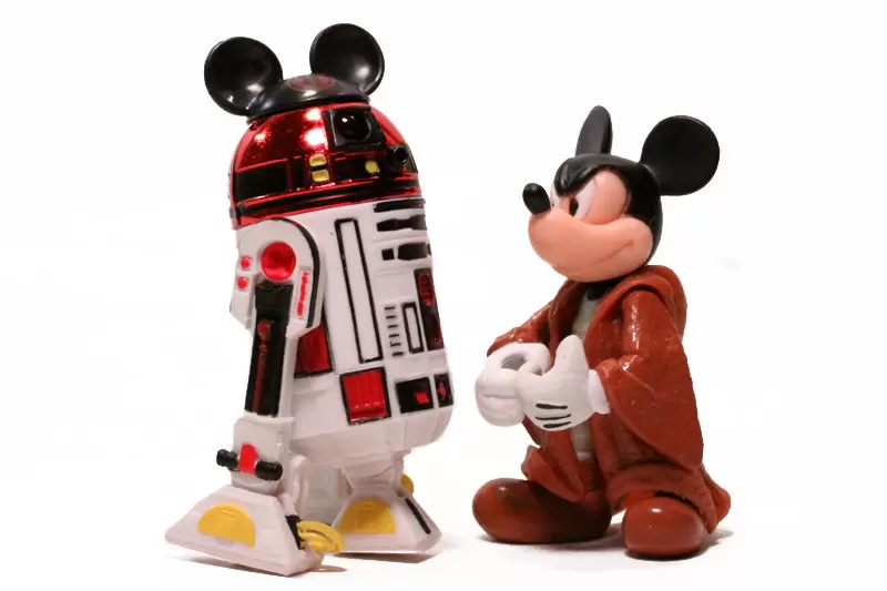 Disney Parks Star Tours Star Wars JEDI MICKEY & R2-MK Action Figure Set ...