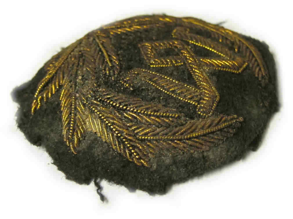 Titanic Marconi Radio Operators Cap Badge Wreath Hat White Star Line ...