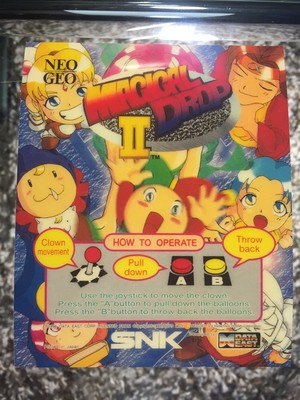 Magical Drop II Neo Geo Mini Arcade Marquee | eBay