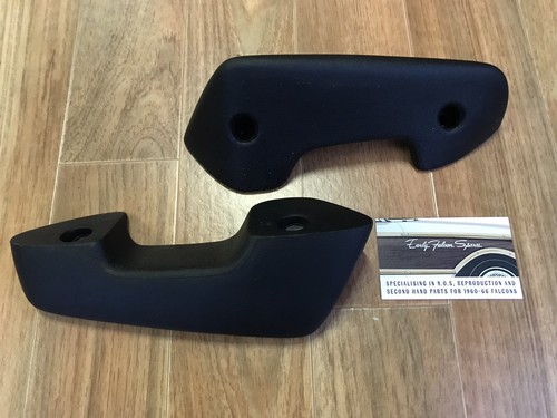 New Ford Falcon Black Arm Rest Pair For XK XL XM XP Futura Squire Wagon ...