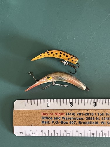 Vintage Flat Fish Fishing Lures Lot Of 2 | eBay