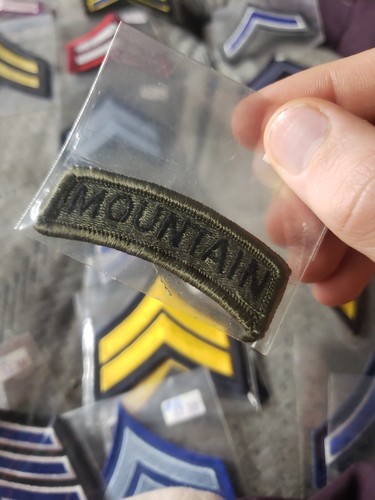 New never Opened U.S. 10th Mountain Division Rocker OD Patch | eBay