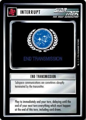 Star Trek: End Transmission [Ungraded] Q Continuum STCCG Decipher 1E | eBay