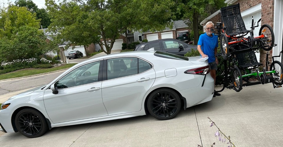 Hitch Master car rack for two recumbent trikes | eBay