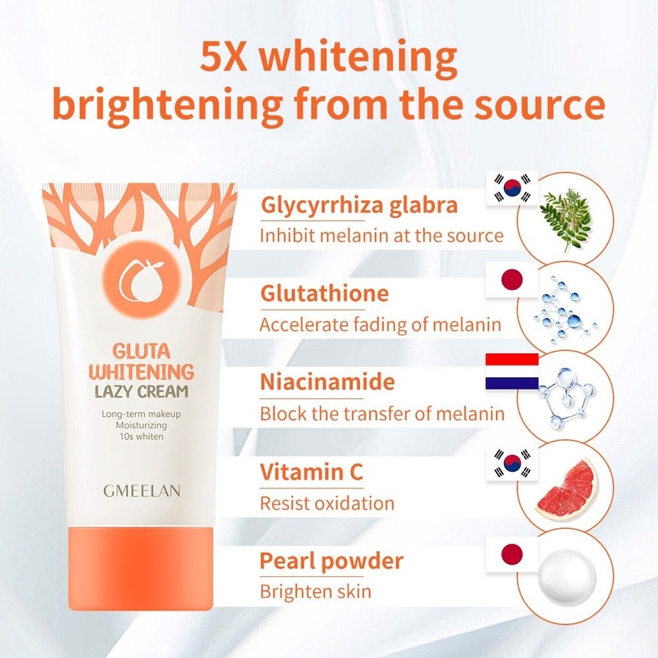 GMEELAN Lazy Cream + Orange Exfoliatiing Gel Skin | eBay