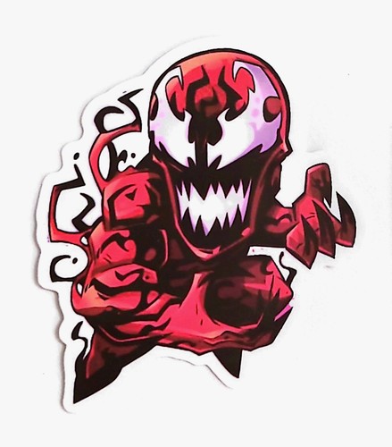 Marvel Comics Avengers Carnage Venom Spider-Man Anime Waterproof Vinyl ...