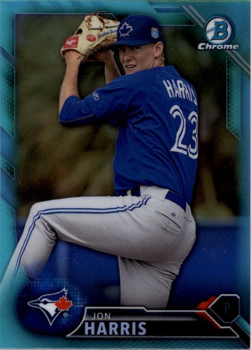 2016 Bowman Chrome Draft Sky Blue Refractors #BDC188 Jon Harris - NM-MT | eBay