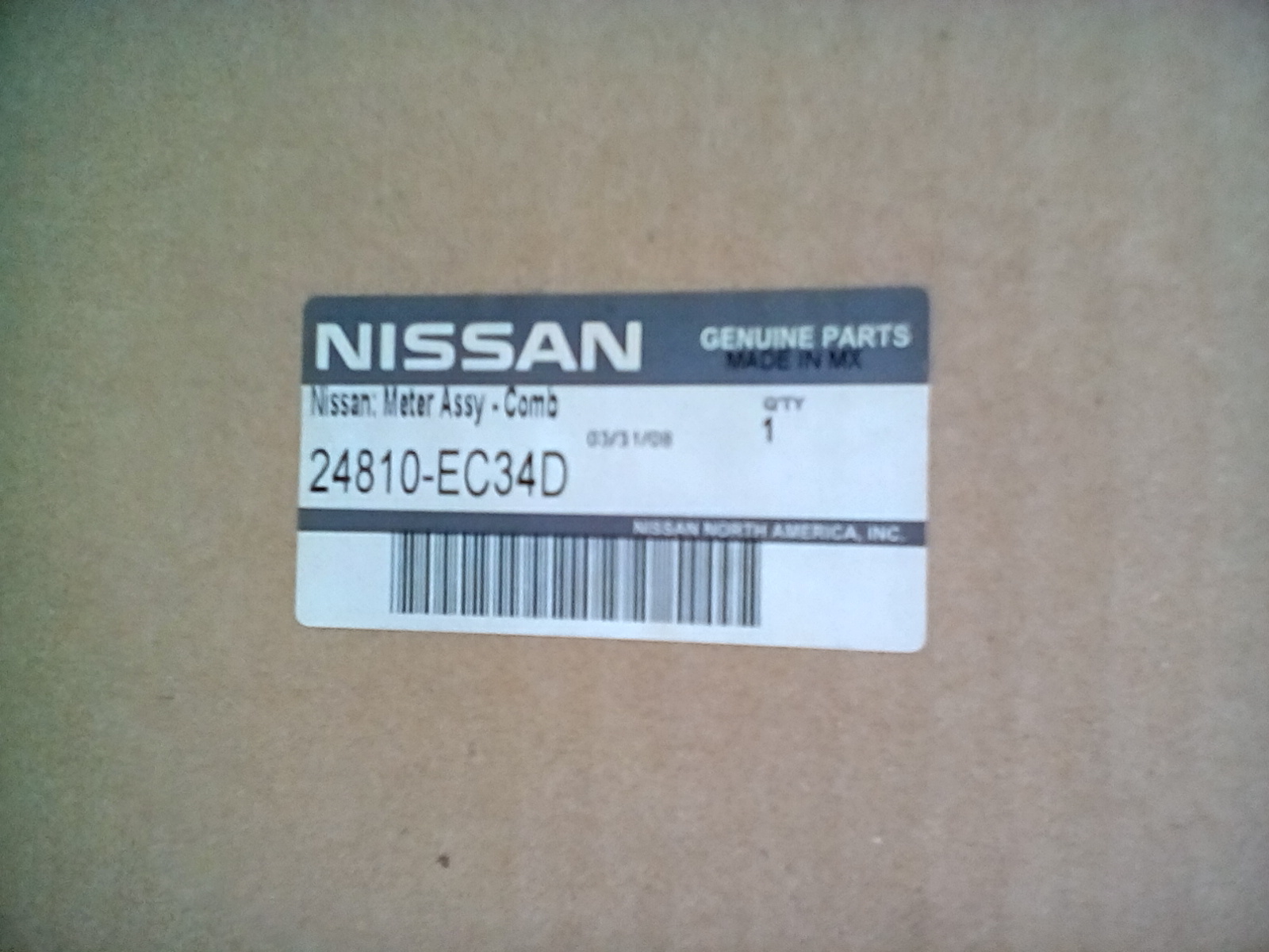 Nissan Frontier KPH Instrument Cluster Speedometer 24810-EC34D | eBay