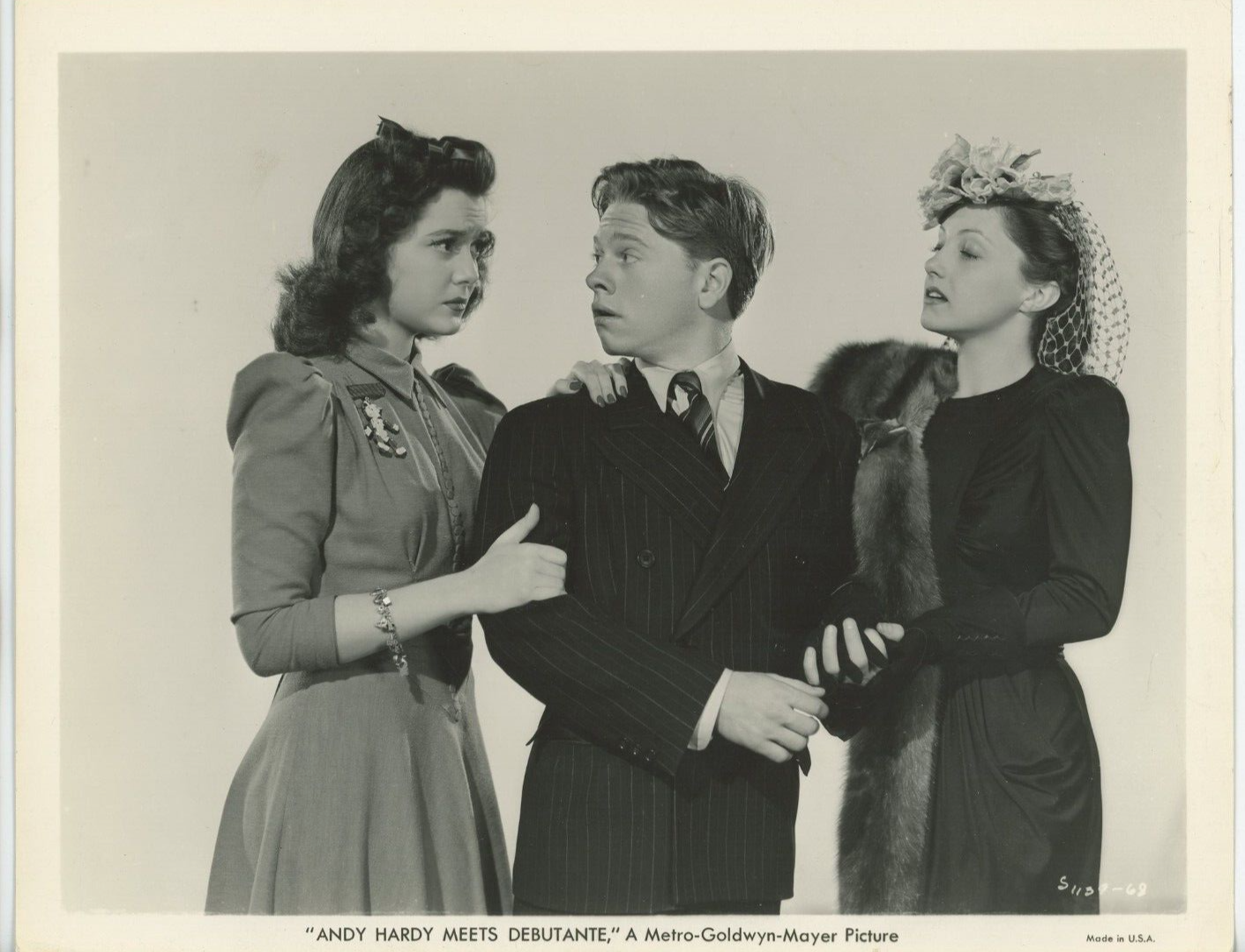 Vintage 8x10 Photo Andy Hardy Meets Debutante 1940 Mickey Rooney Ann ...