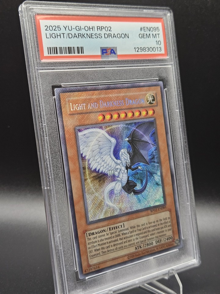 2025 YUGIOH RP02-RETRO PACK 2 #EN095 LIGHT/DARKNESS DRAGON PSA 10 | eBay