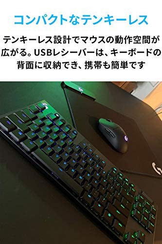 Logitech G Gaming Keyboard Tenkeyless Wireless G913 TKL Thin GL Switch ...