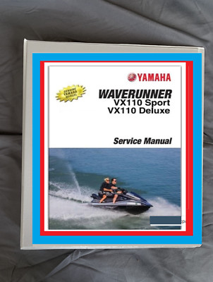 Yamaha VX110 deluxe VX110 sport Wave Runner Jetski Service Repair Shop ...