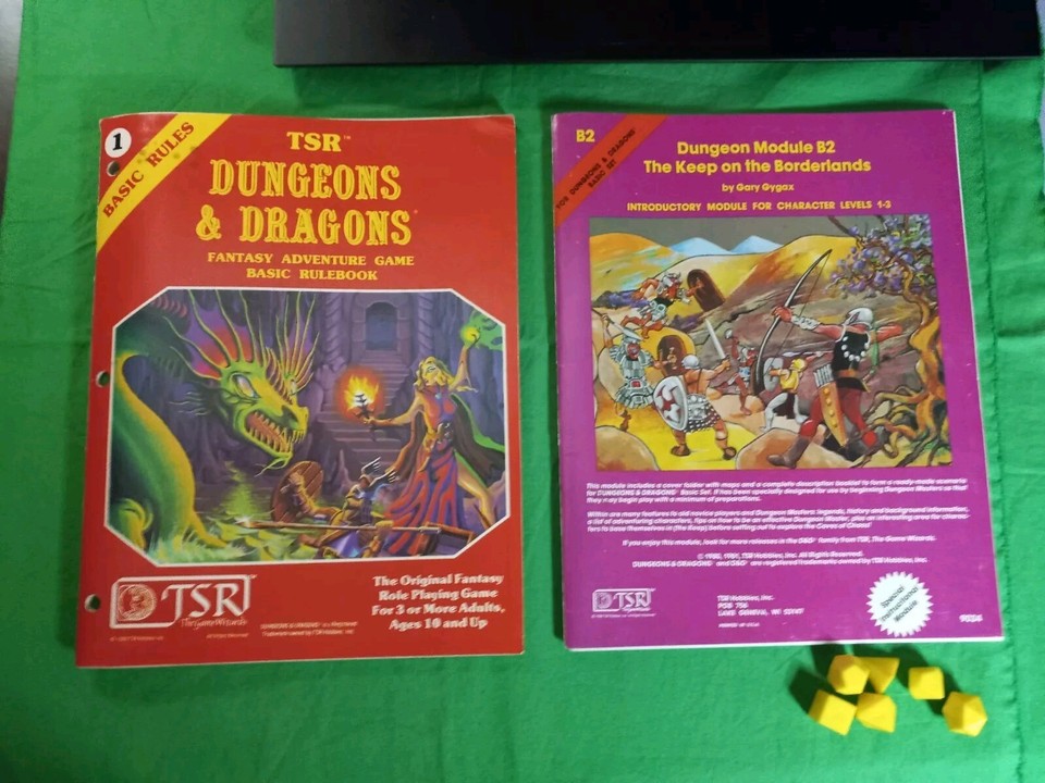 D&D Basic Set Box - Dungeons & Dragons Box Set w/ Basic Rules & Module ...