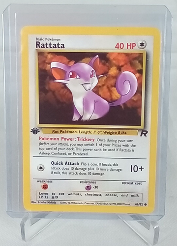 Rattata Hp 40 #66 Pokémon Card 1995 First Edition | eBay